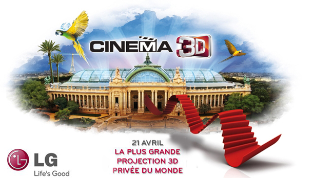 Paris : LG fait son cinéma 3D au Grand Palais | Shunrize